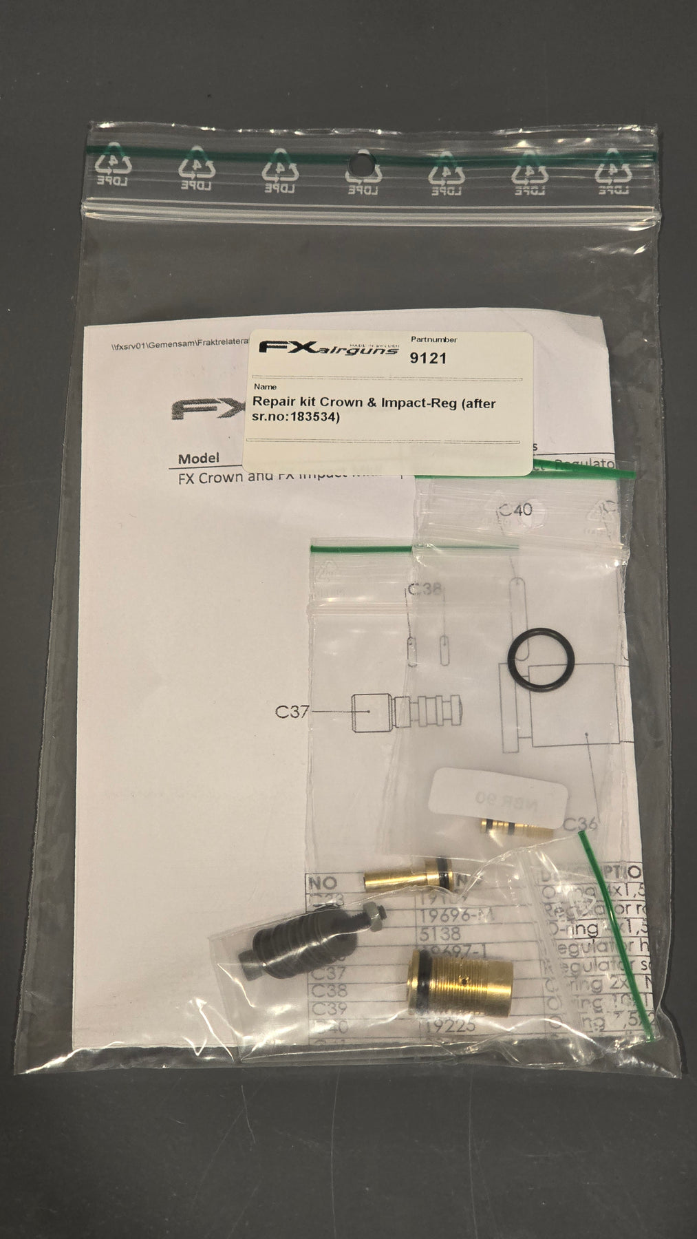 FX Airguns AMP Regulator Kit FX9121