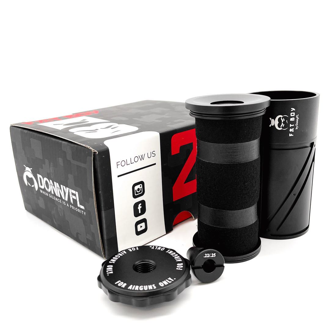 DonnyFL Fat Boy Moderator 2.0 for Airguns (2 x 4.25)